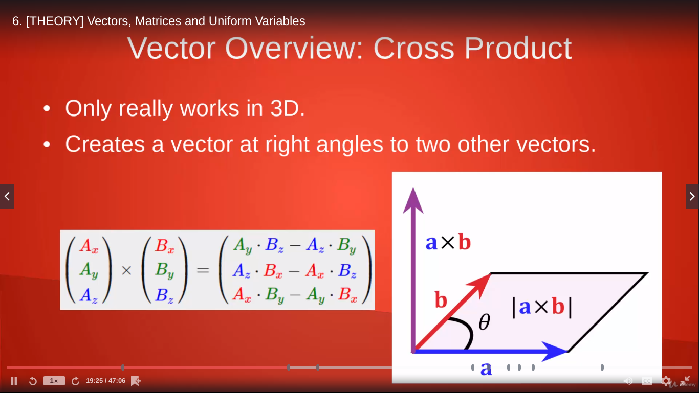 Vectors Matrices And Uniform Variables